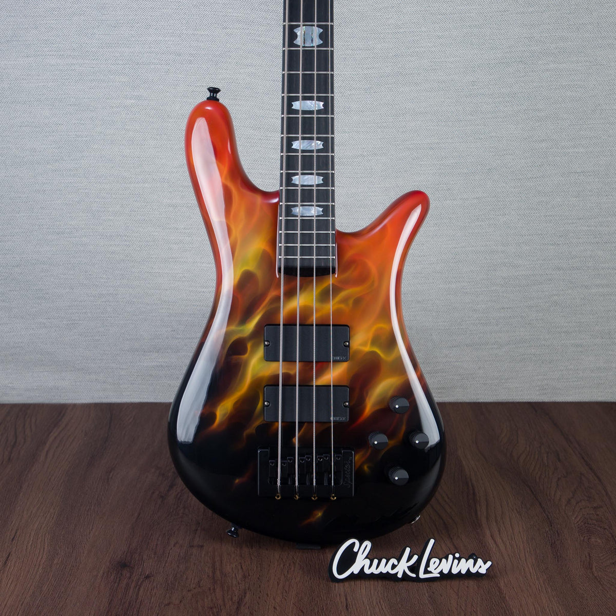 Spector USA Custom NS-2 Hot Rod Series Painted by Dan Lawrence Electri ...