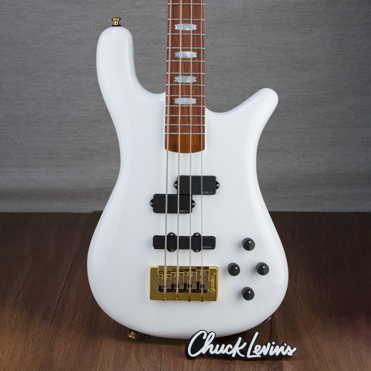 Spector USA Custom NS2 Bass Guitar - White High Gloss - #1500 – Chuck ...