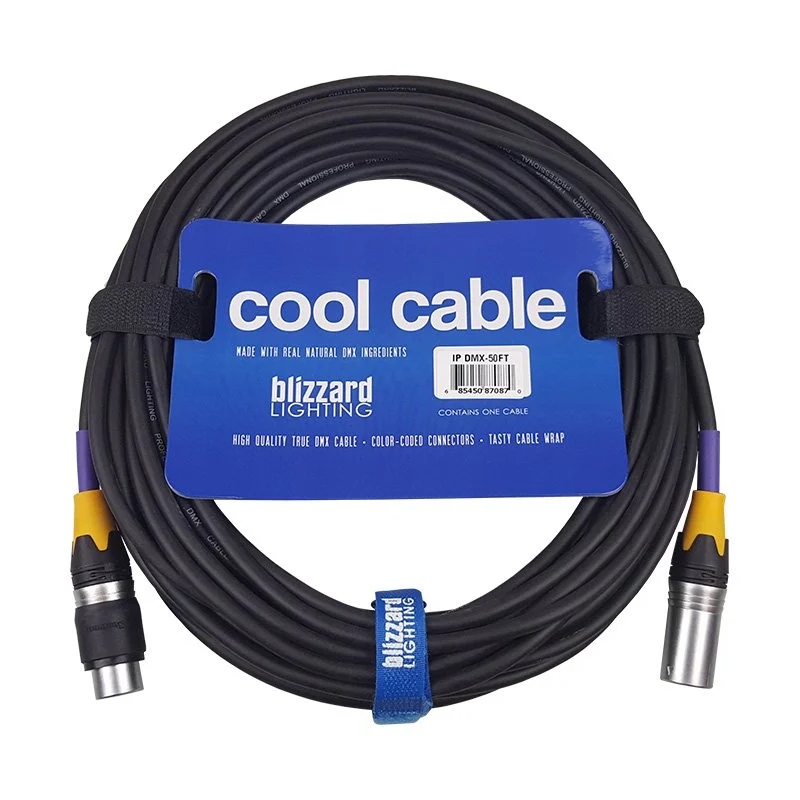Blizzard DMX 50Q 50-Foot 3-pin DMX Cable – Chuck Levin's Washington ...