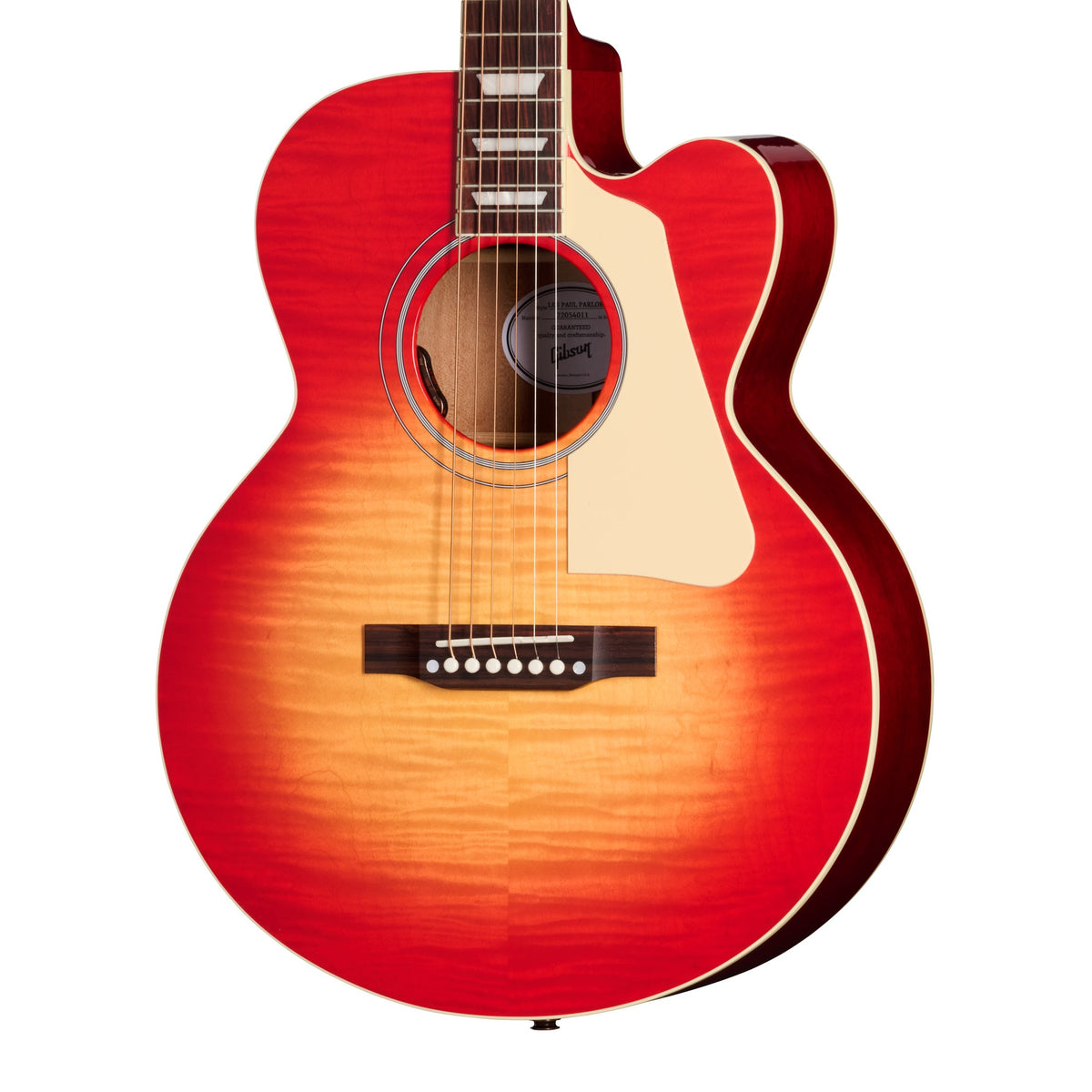 Gibson Les Paul Parlor Acoustic Guitar - Vintage Cherry Sunburst ...