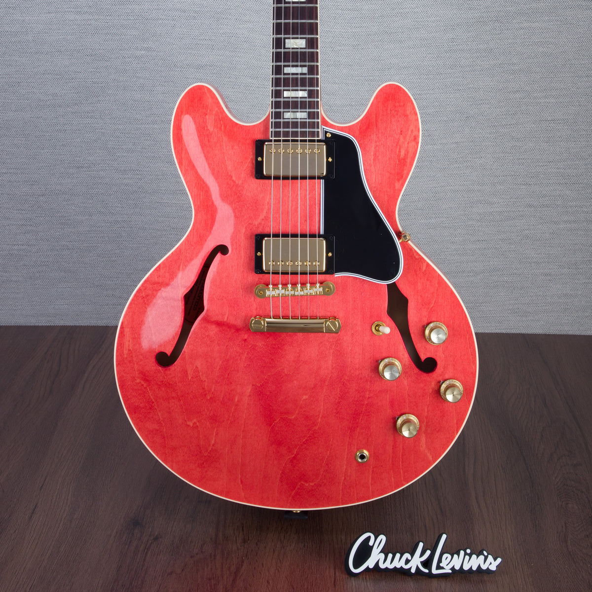Gibson Custom Shop 1964 ES-335, Gold Hardware Semi-Hollow Electric Gui ...