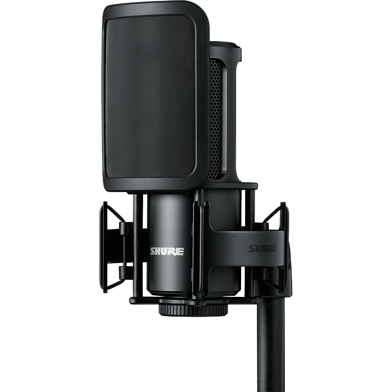 Shure SM4-K Kit Home Recording Microphone with Shock mount and Case ...