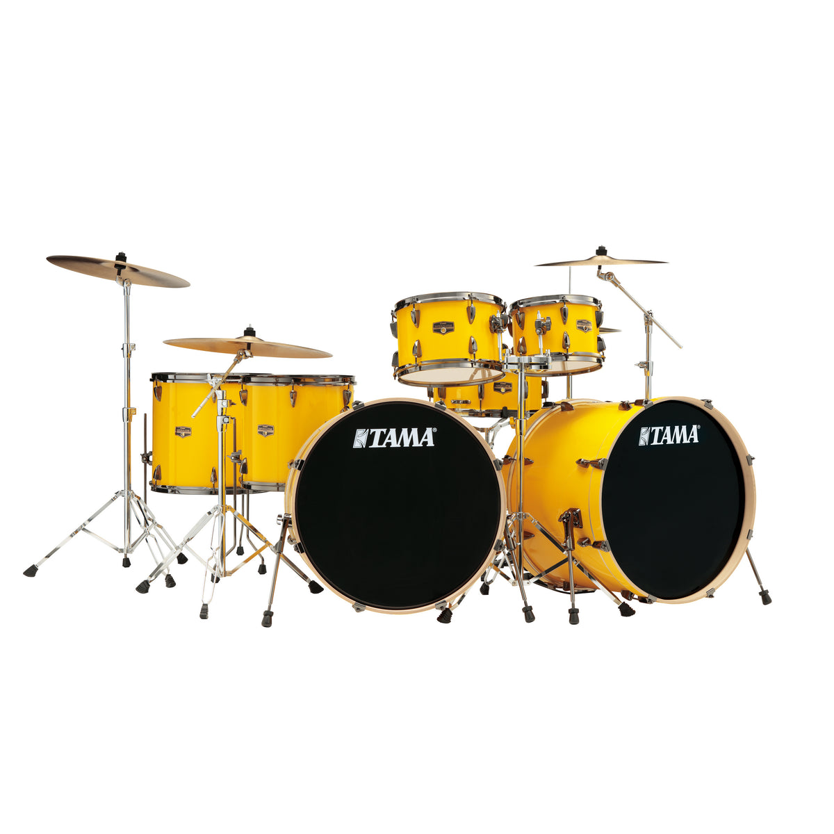Tama Imperialstar 7-Piece Drum Kit with Double 22-Inch Kick Drums - El ...