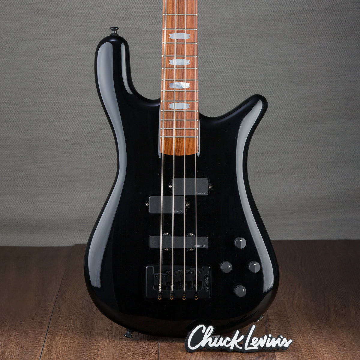 Spector USA Custom NS2 Bass Guitar - Black High Gloss - #1497 – Chuck ...