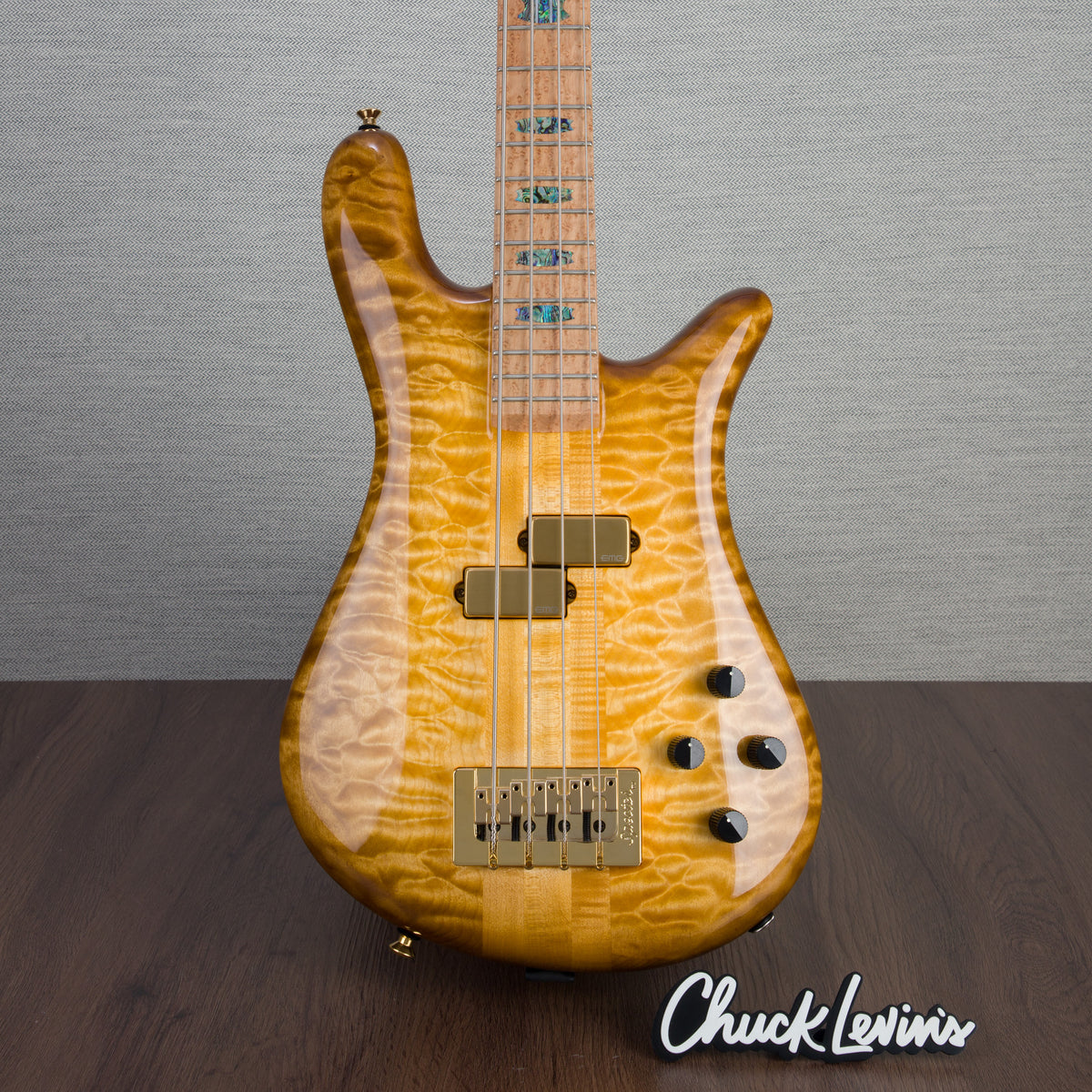 Spector USA Custom NS2 Bass Guitar - Honey Burst - #1552 – Chuck Levin ...