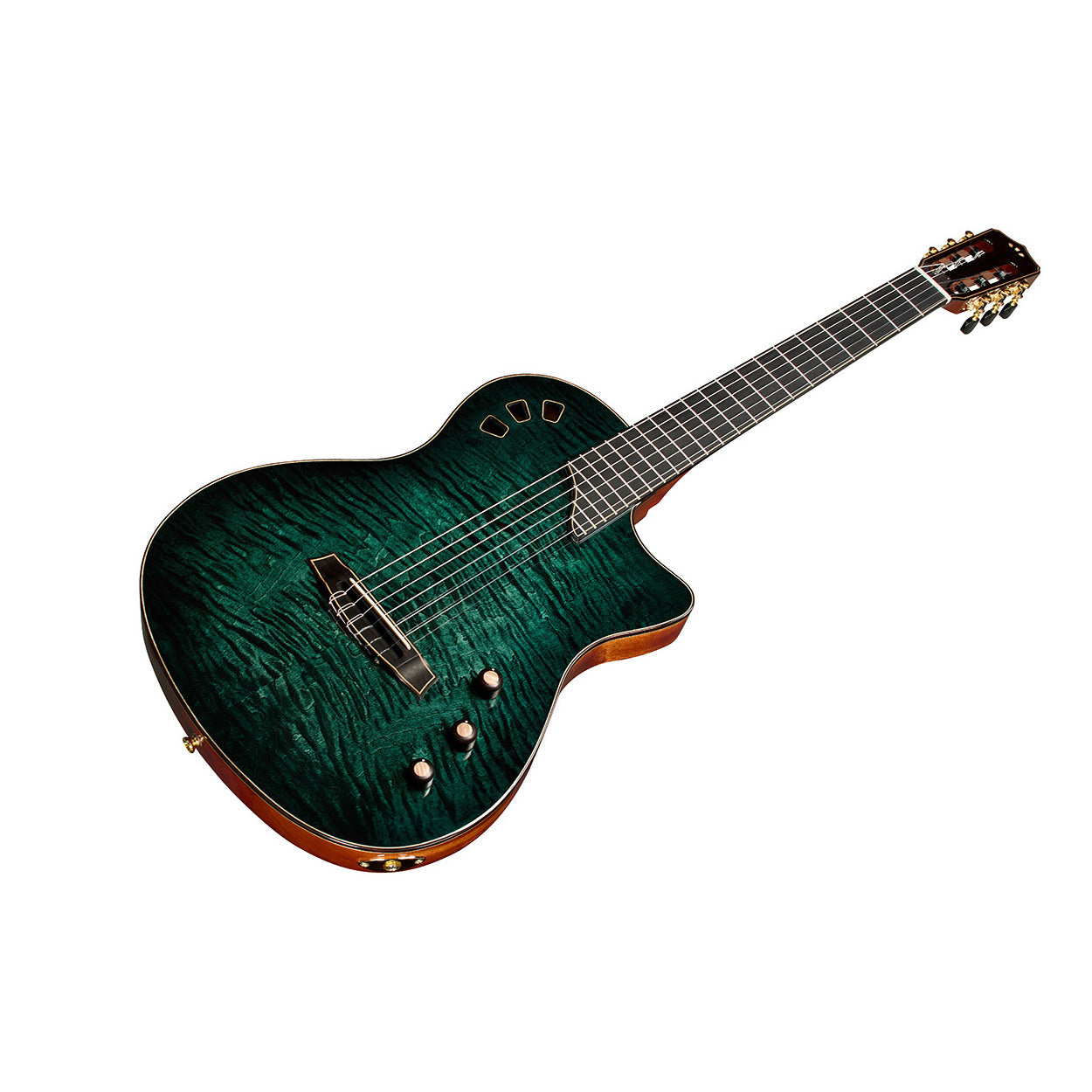 Cordoba Stage Artist Nylon String Acoustic Electric Guitar - Agave Bur ...