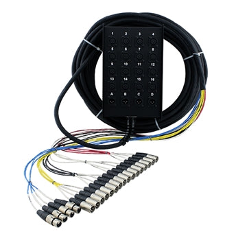 Pro Co SMC1604FBX-100 100-Foot SMC 16x4 Snake with XLR Returns Stage B ...