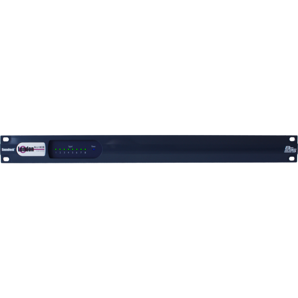 BSS BLU-BOB2 8-Channel Analog Break-Out Box With Blu Link (Rack Mount ...