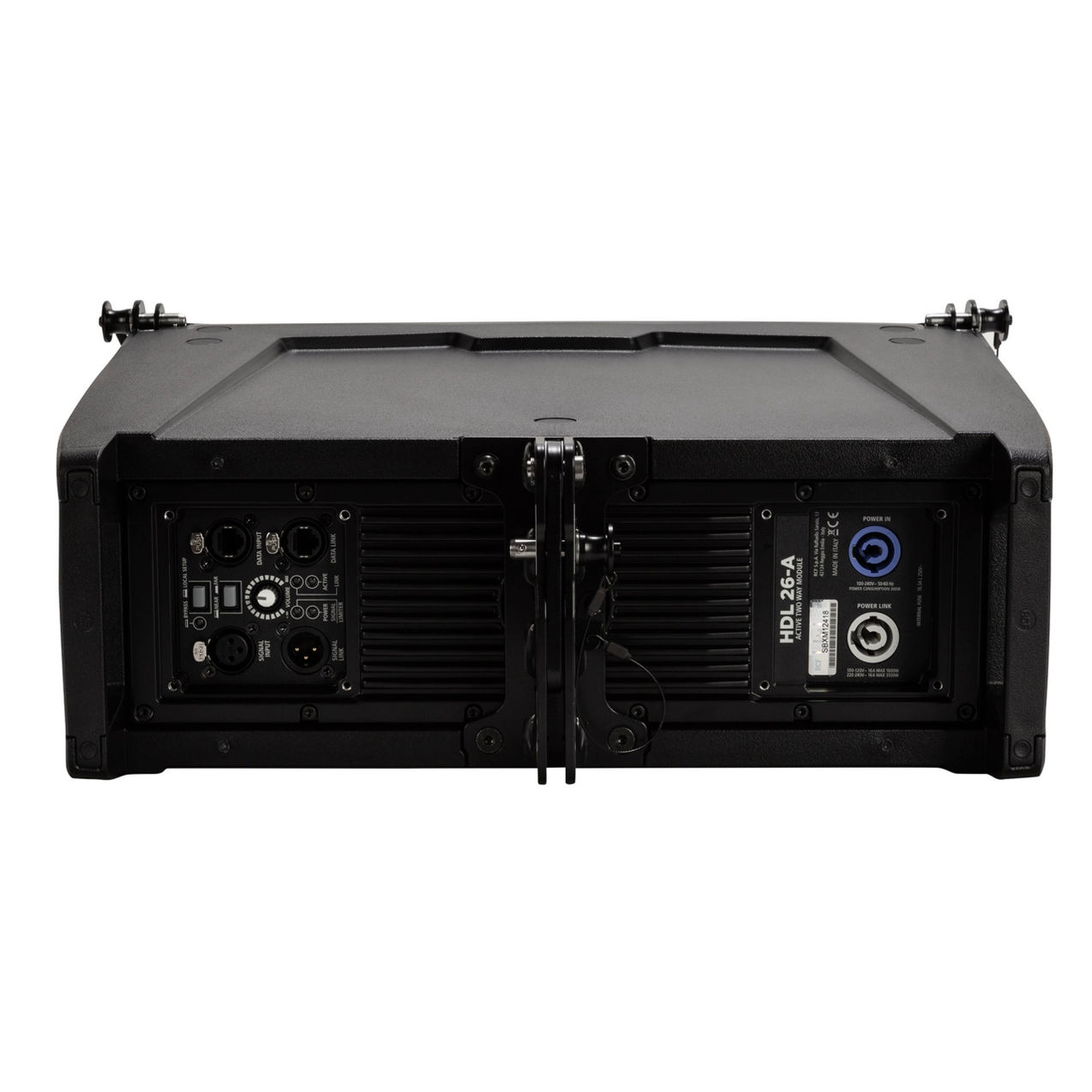 RCF HDL-26A Dual 6" Active Two-Way Line Array Module - Black — Chuck ...