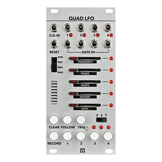 Malekko Quad LFO Generator w/ 16-Step Sequencer Module - Silver – Chuck ...