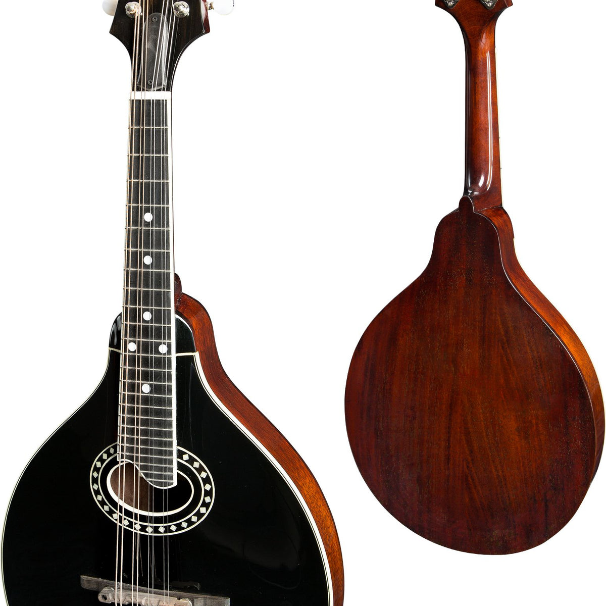 Eastman MD404 A-Style Mandolin - Black – Chuck Levin's Washington Music ...