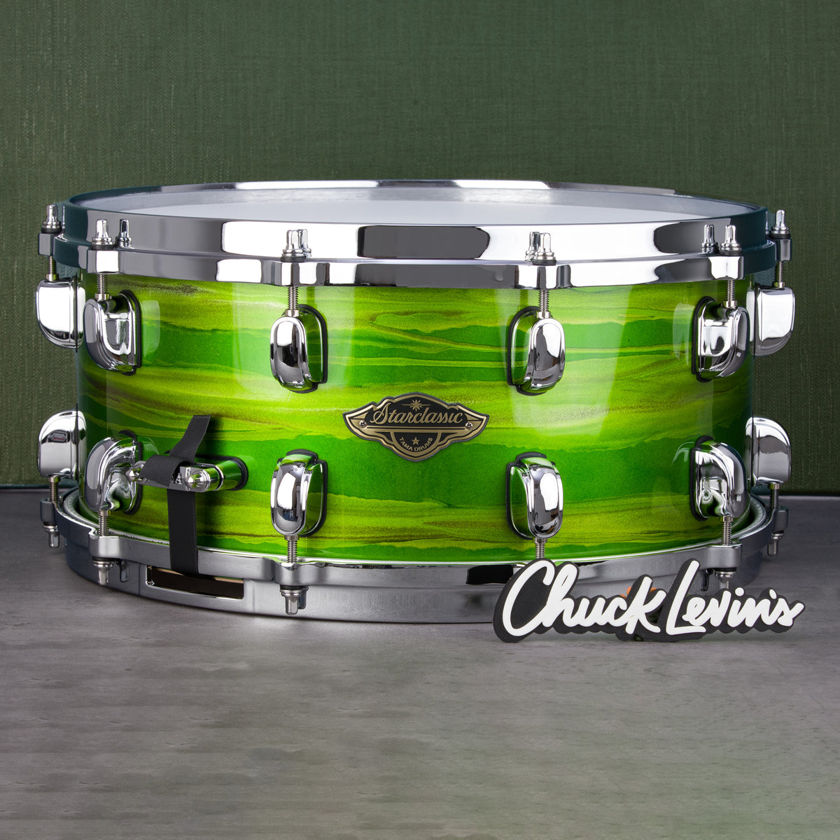 Tama Starclassic Walnut/Birch 14 x 6.5-Inch Snare - Lacquer Shamrock O ...