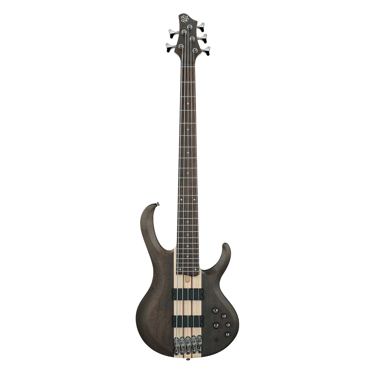 Ibanez BTB Standard 5-String Electric Bass Guitar - Transparent Gray F ...