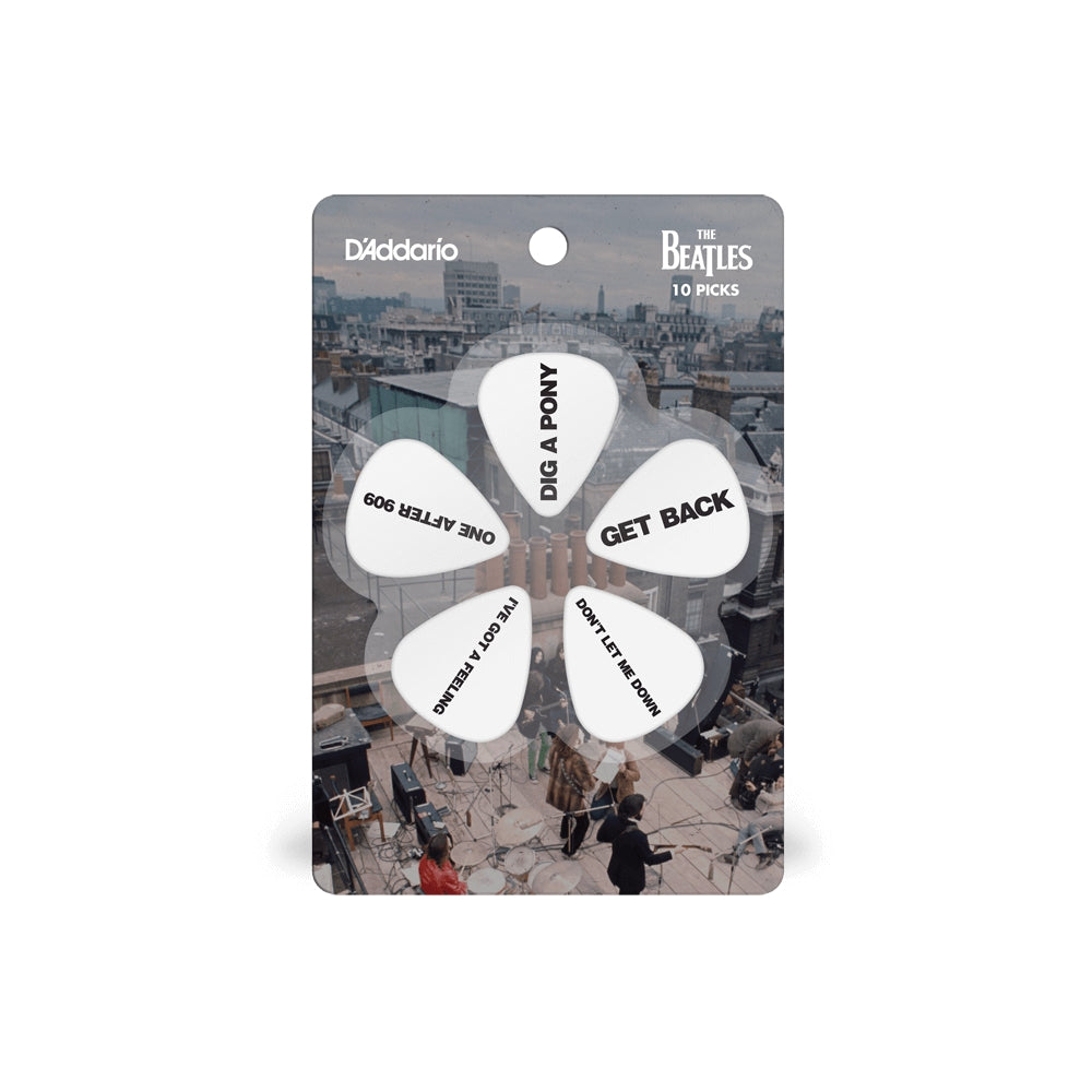 D'Addario 1CWH4-10B8 The Beatles "Get Back" Guitar Picks - 10 Pack ...