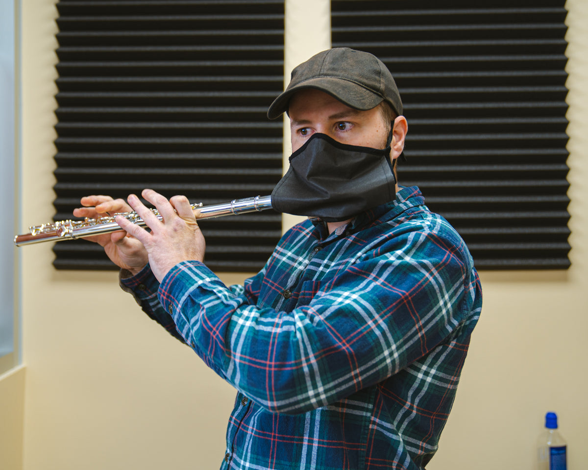 Bell Barrier Flute Face Mask - Gray – Chuck Levin's Washington Music Center