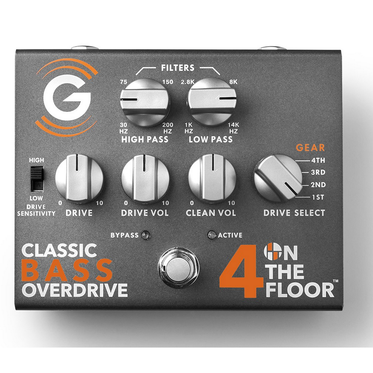 Genzler 4 On The Floor Classic Bass Overdrive Pedal - Mint, Open Box ...