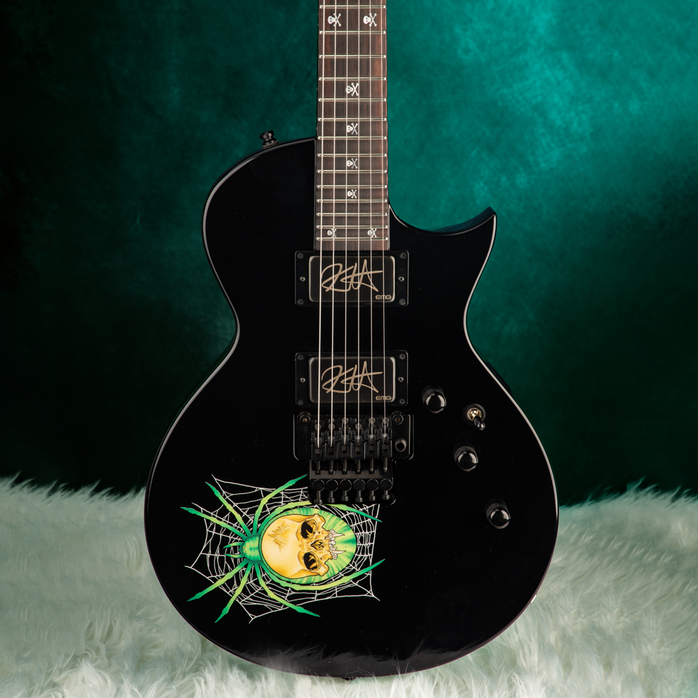 ESP 30th Anniversary KH-3 Spider Electric Guitar - Black With Spider G ...