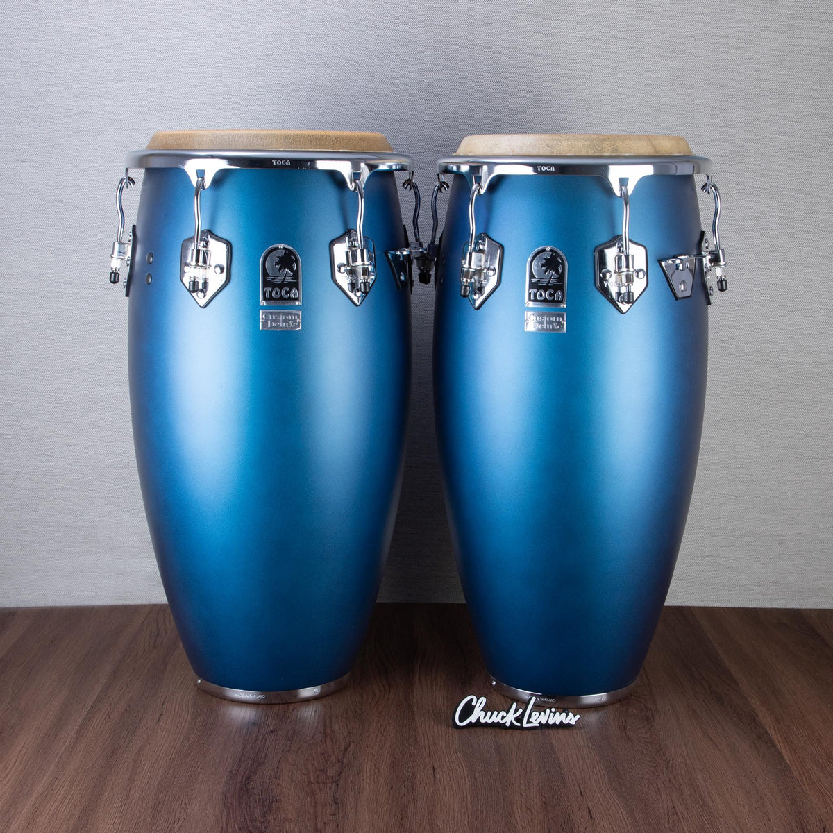 Toca Custom Deluxe Conga and Tumba - Matte Blue – Chuck Levin's ...