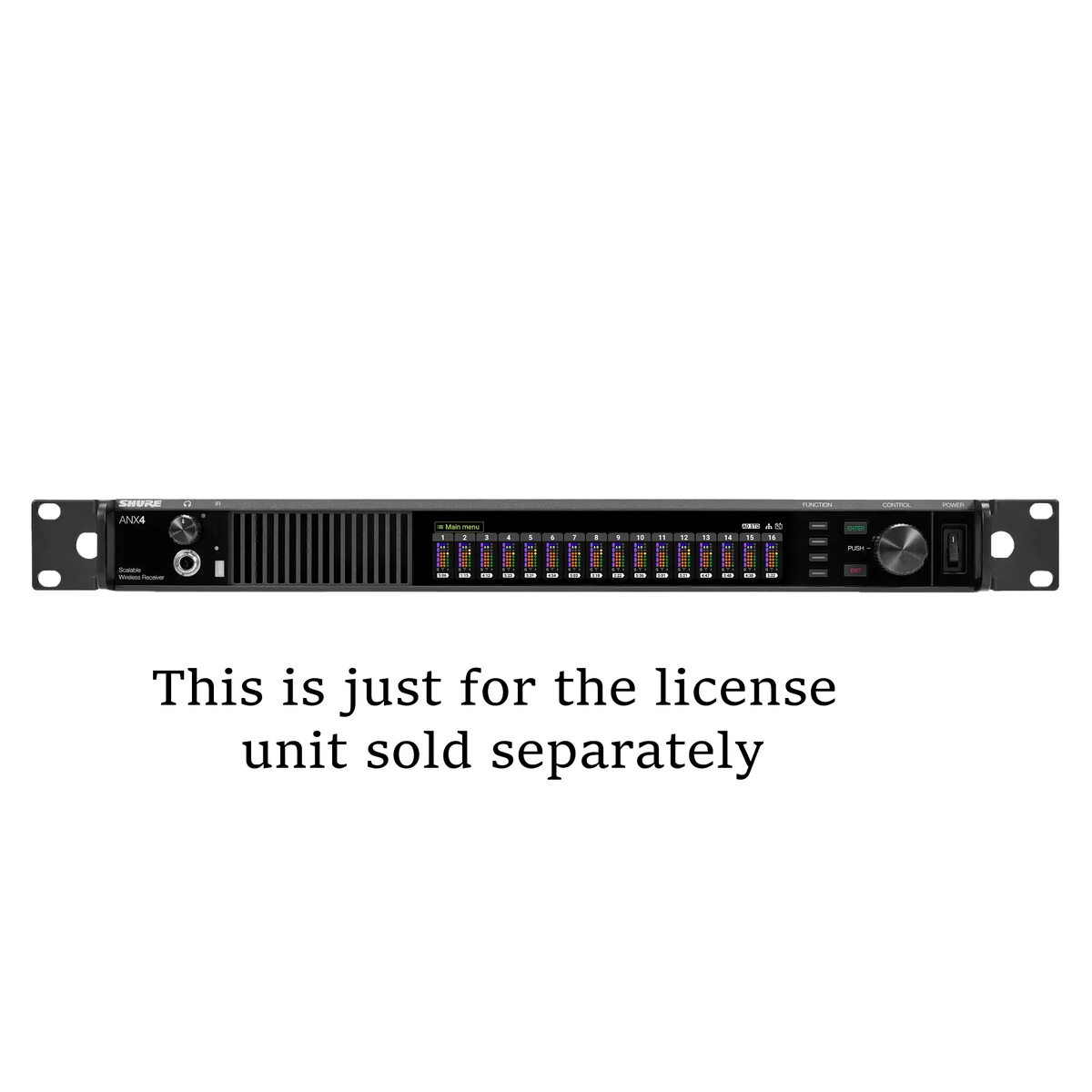 Shure ANX4 Four-Channel Wireless License – Chuck Levin's Washington ...