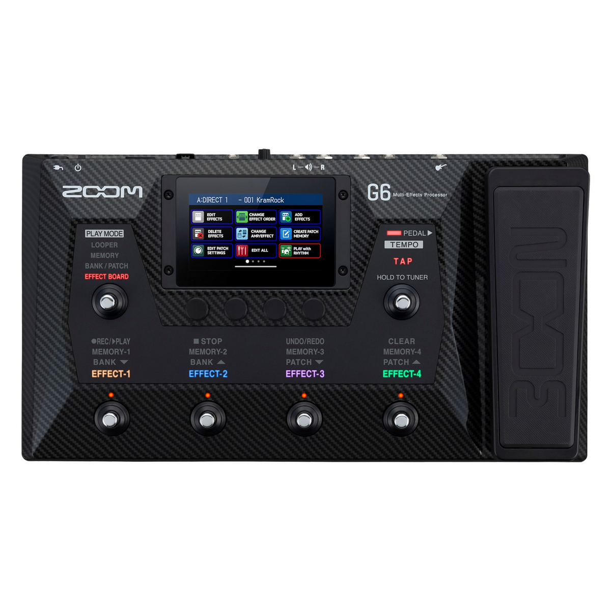 Zoom G6 Guitar Multi-Effects Processor - Mint, Open Box – Chuck Levin's ...