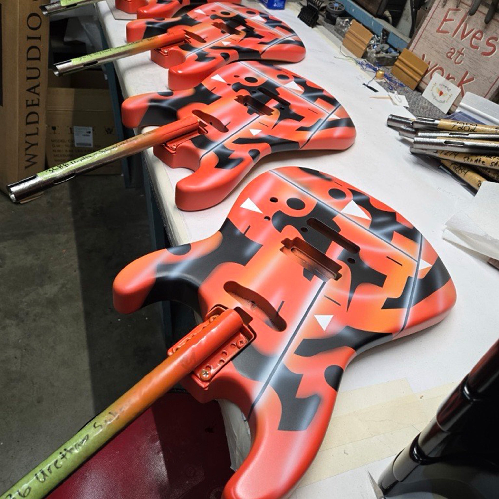 Charvel San Dimas Guitar Submarine Camo Masterbuilt by Red Dave, Custo – Chuck Levin's ...