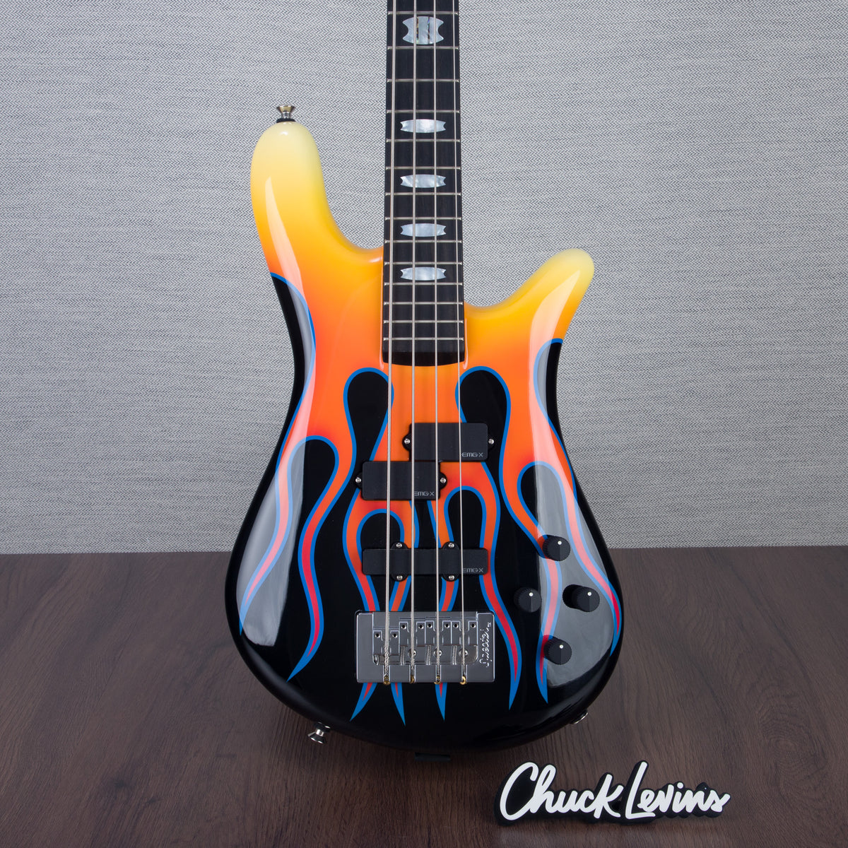 Spector USA Custom NS-2 Hot Rod Series Painted by Dan Lawrence Electri ...