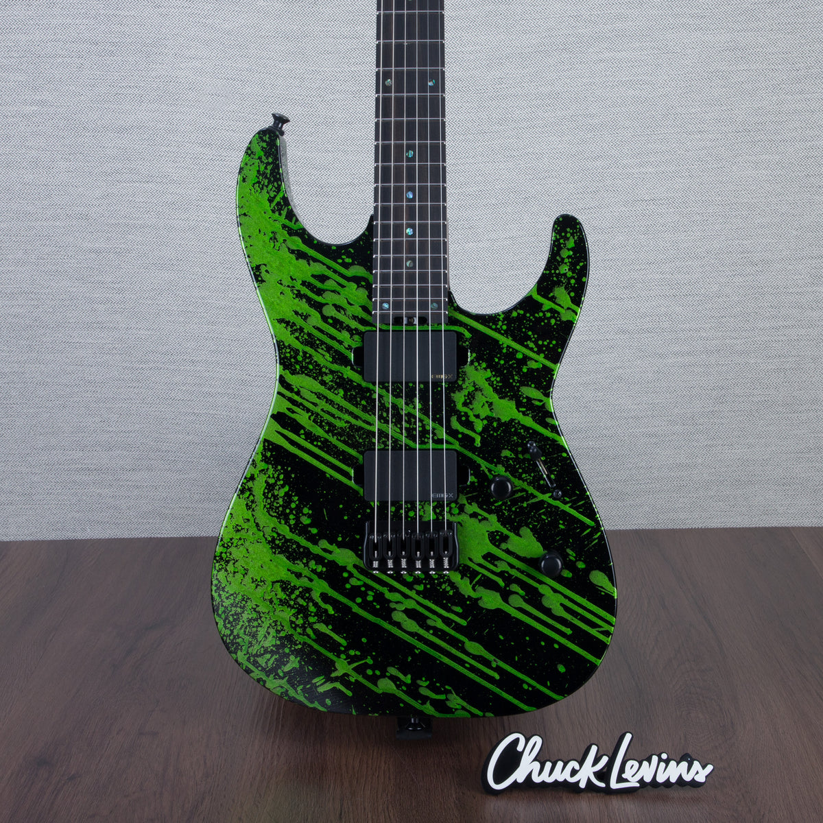 ESP USA M-II HT Electric Guitar - Alien Blood Splater - #US24186 ...