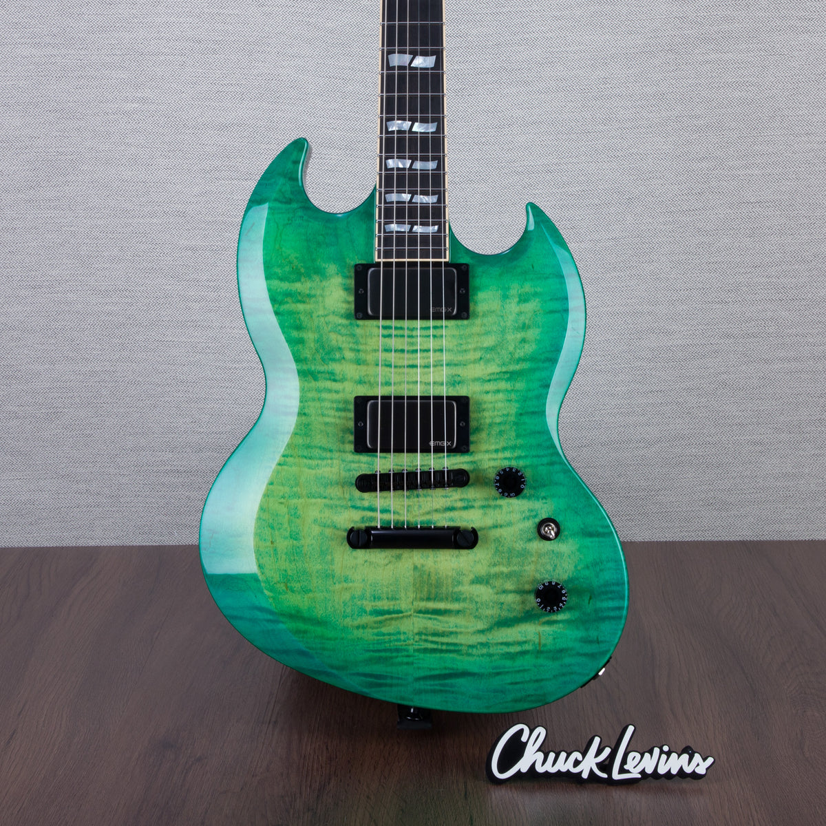 ESP USA Viper Electric Guitar - Lime Burst - #US24447 – Chuck Levin's ...