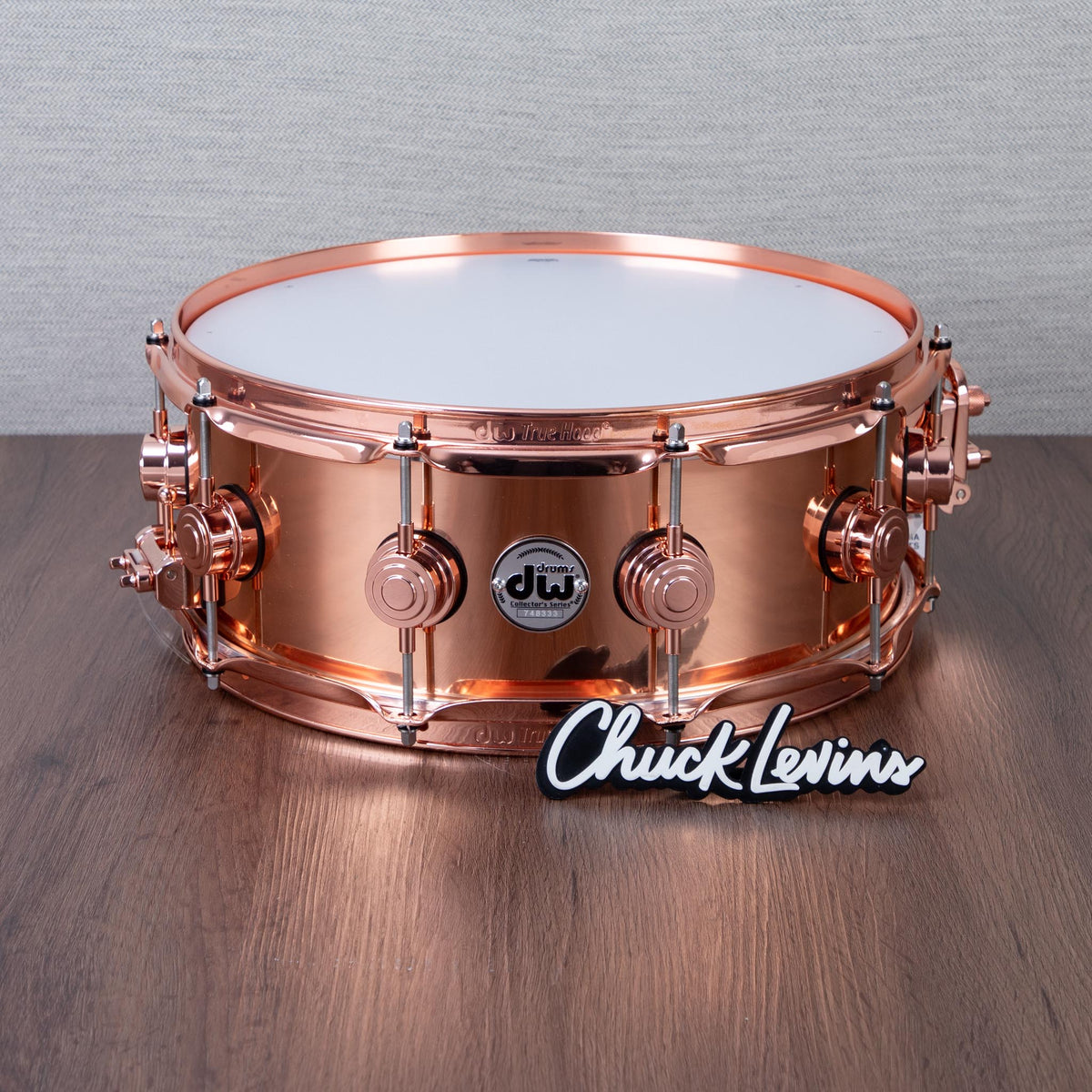 DW 5.5 x 14-Inch Collector's Copper Snare Drum - Copper Hardware ...