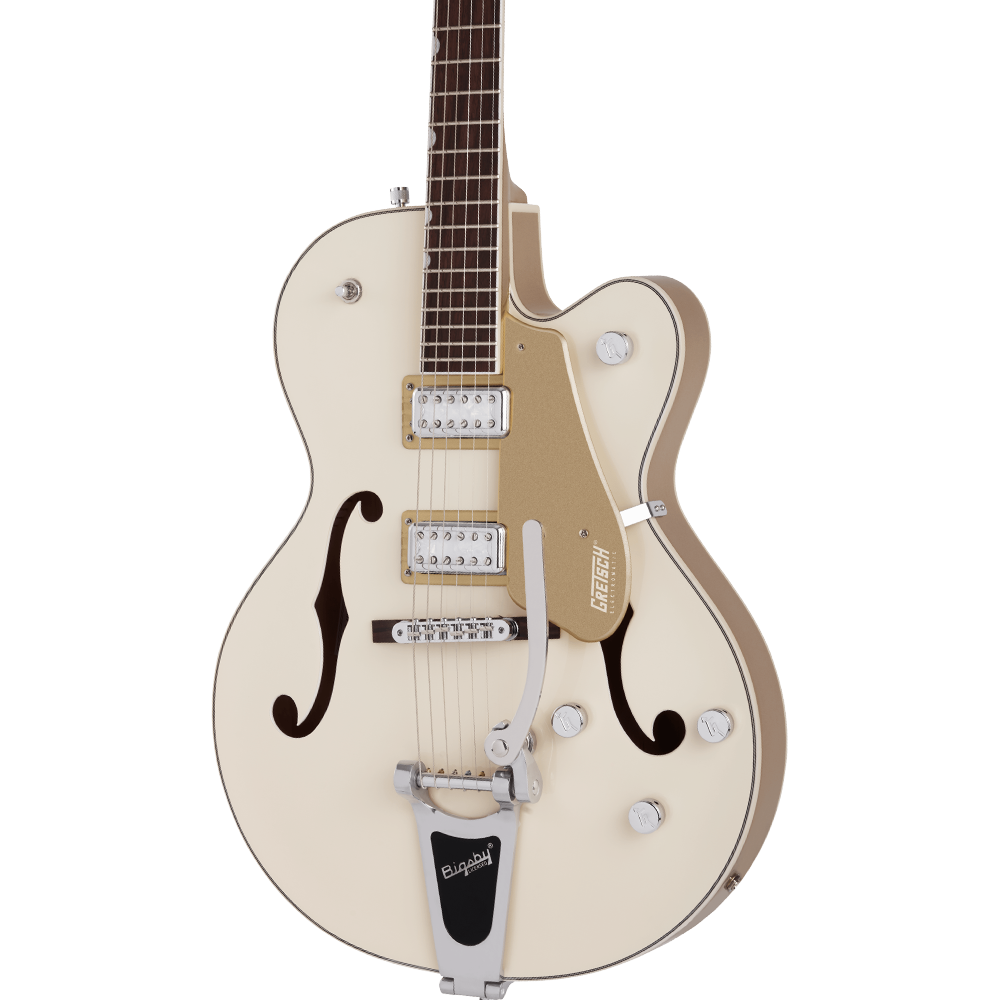 Gretsch G5410T Electromatic® Tri-Five Single-Cut Guitar - White/Gold ...