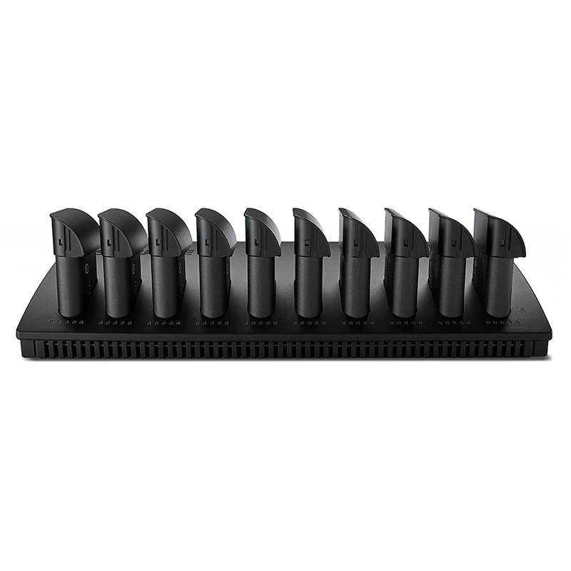 Shure MXCWNCS 10-Bay Networked Charging Station for SB930 Batteries ...