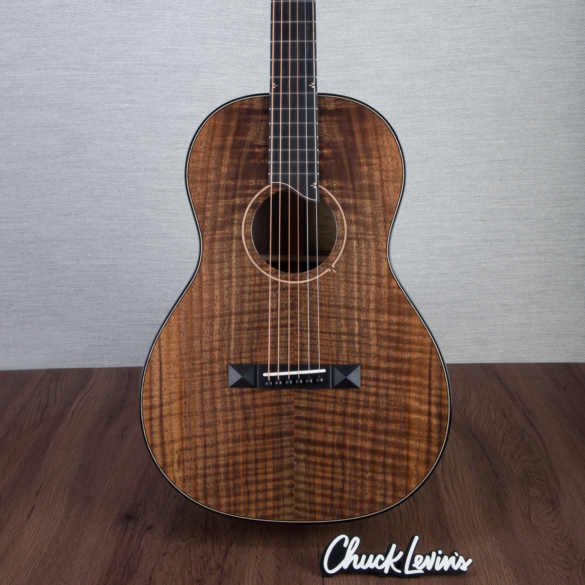 Bedell Fireside Parlor Acoustic Guitar - Walnut – Chuck Levin's ...