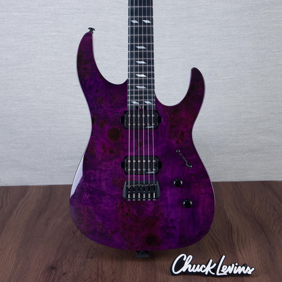 Legator N6SS Ninja Super Shred Series Electric Guitar - Magenta Burl ...