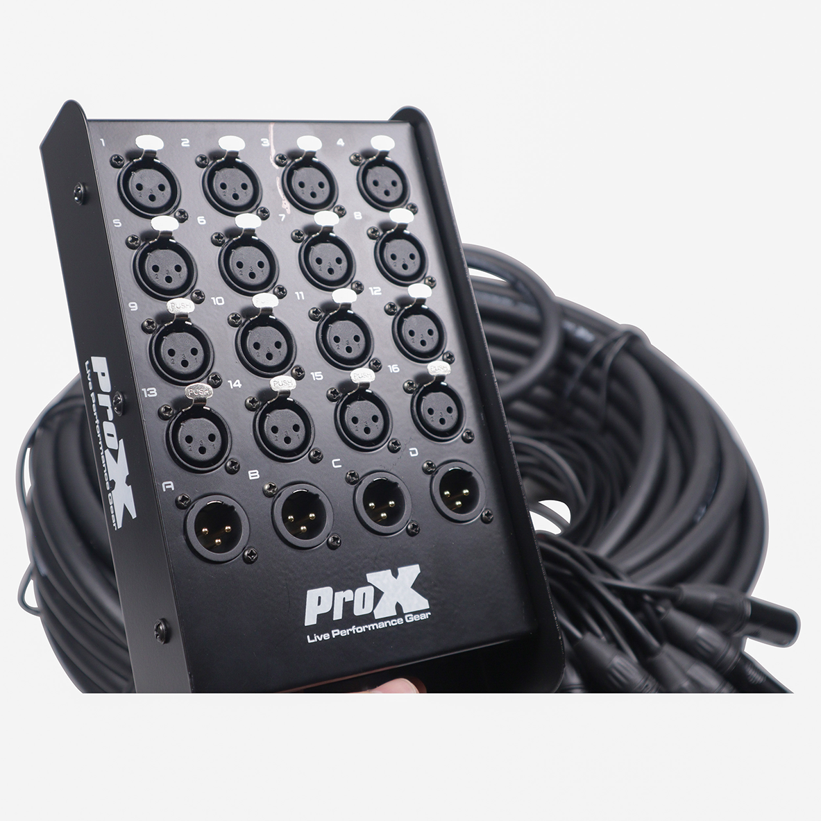 ProX XC-SB164XLR100 100 Ft. XLR Stage Recording Extension Box Snake 16 ...